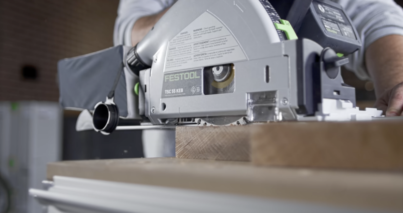 Scie plongeante sans fil Festool TSC 55 KEB : Notre avis complet ...
